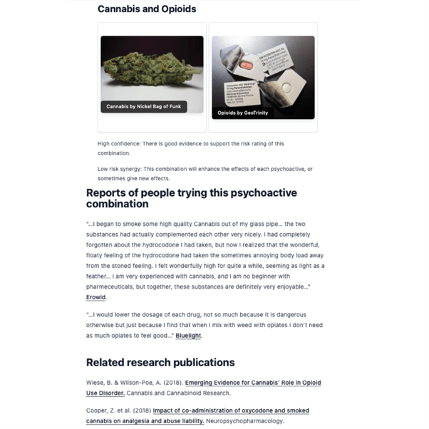 PsychCombo: Communicating drug combinations - bluelight.org